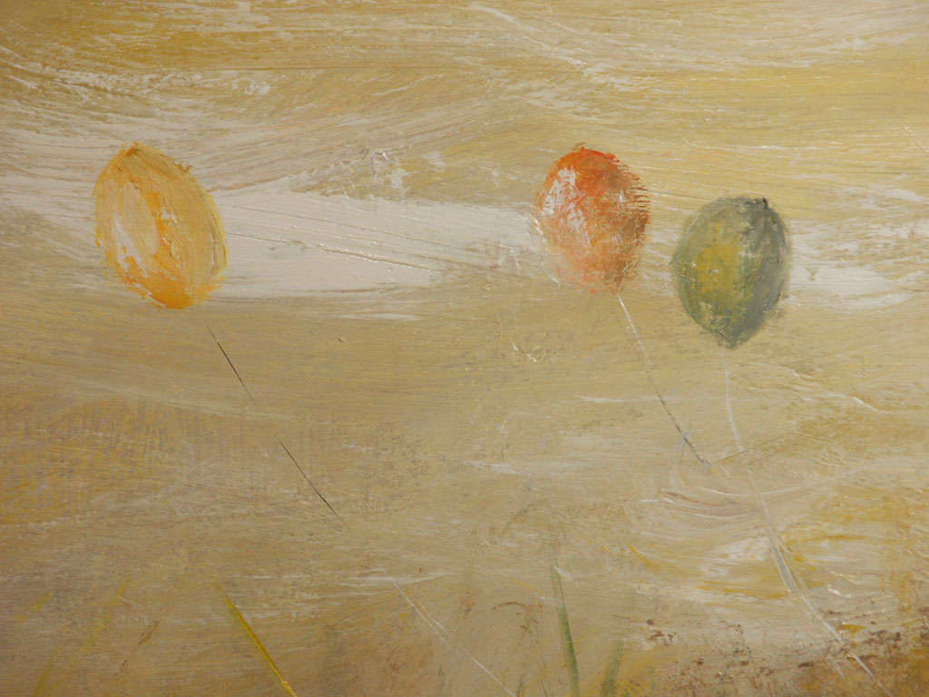 Impressionist Oil Painting of Children at Play at 1stDibs