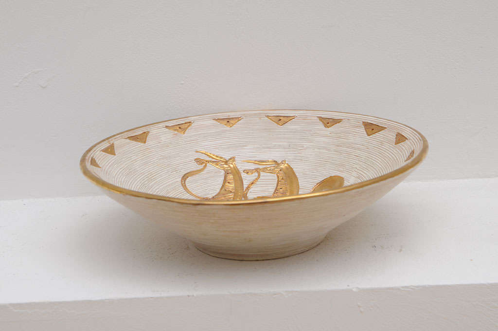 Vintage Italian Art Pottery Bowl by Elbee at 1stDibs | elbee italy ...