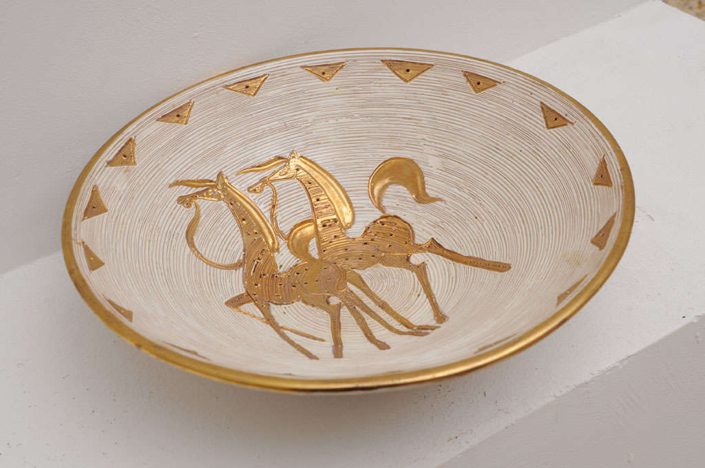 Vintage Italian Art Pottery Bowl by Elbee at 1stDibs | elbee italy ...