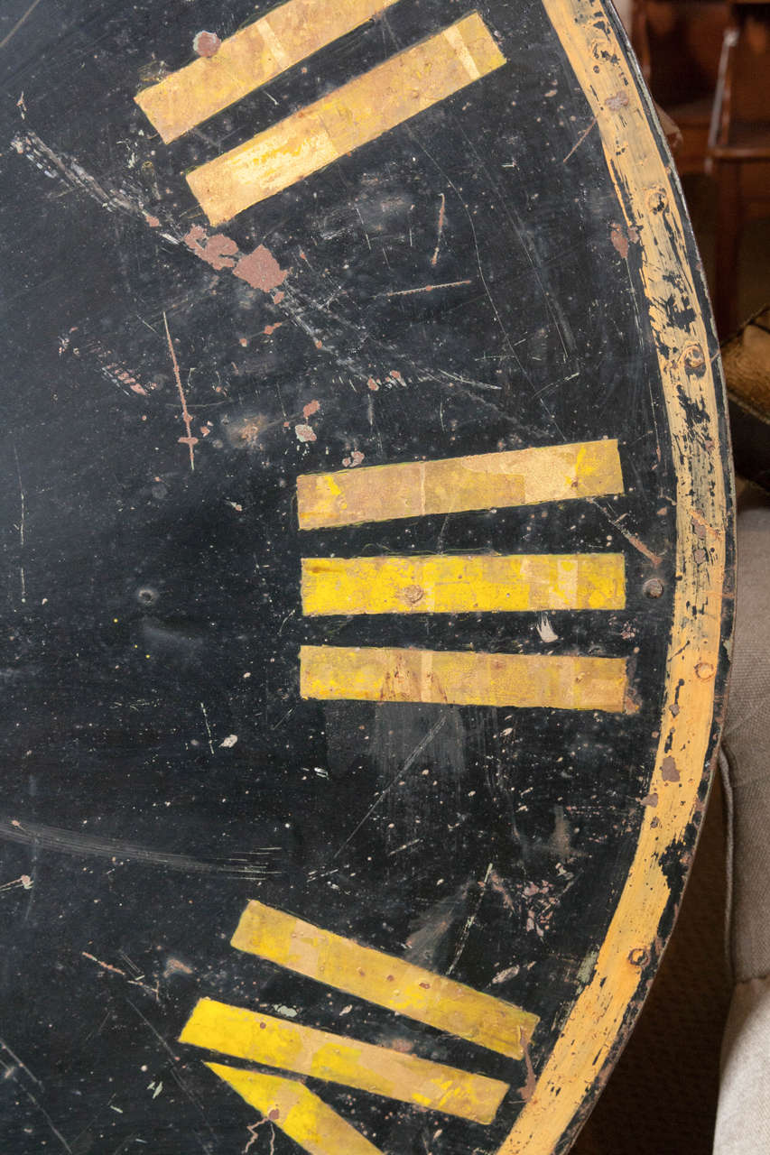 Large Advertising Clock-Face at 1stDibs