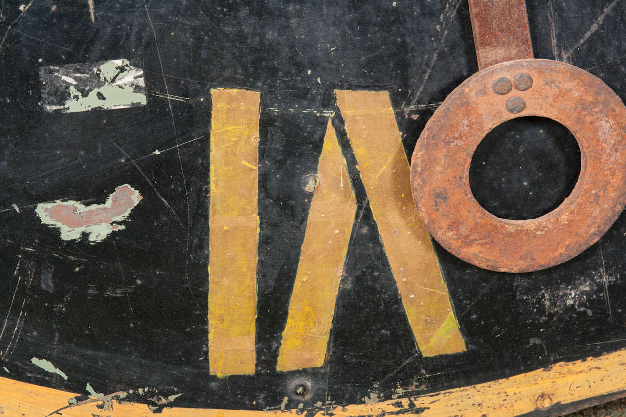 Large Advertising Clock-Face at 1stDibs