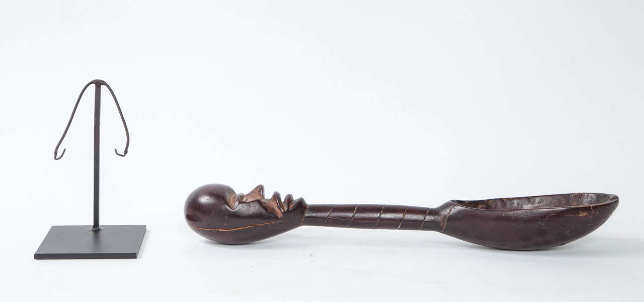 Decorative Tribal Spoon in the Style of African Dan Spoon at 1stdibs