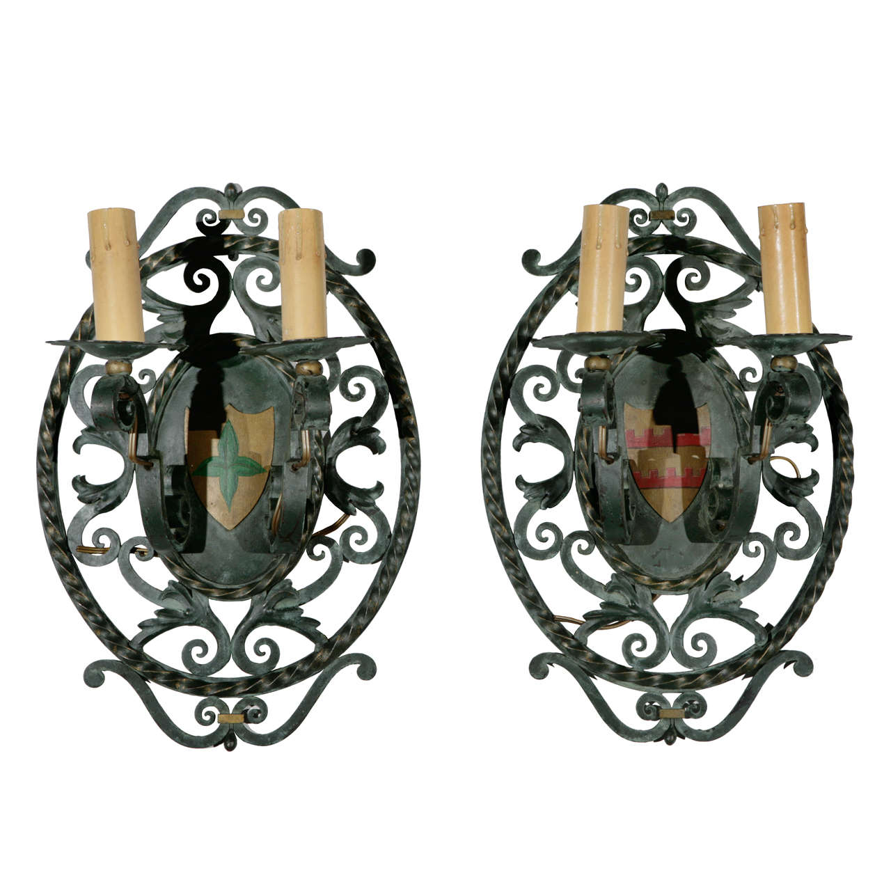 Pair of French Sconces For Sale at 1stDibs