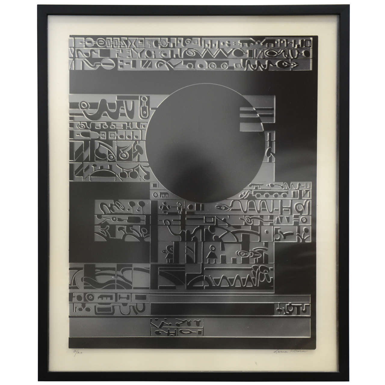 "Garden of Eden" Nego-Print by LaRue Storm For Sale at 1stDibs