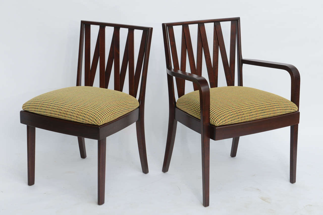 Classic 1940s Paul Frankl Dining Chairs for Johnson Furniture at ...