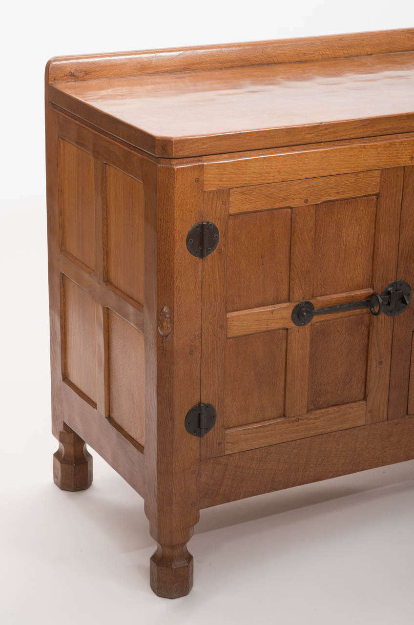 Robert Mouseman Thompson Oak Sideboard at 1stDibs | mouseman sideboard