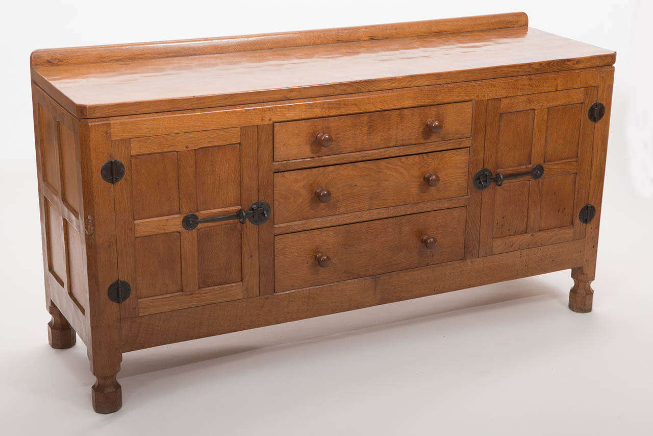 Robert Mouseman Thompson Oak Sideboard at 1stDibs
