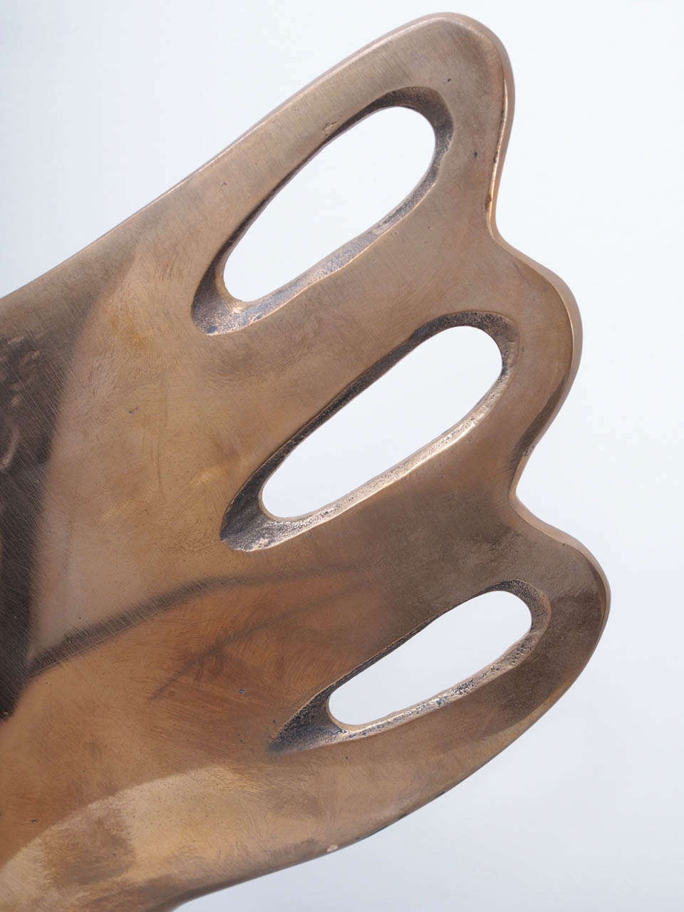 Two Extraordinary Bronze Lamps by Leon Calderi For Sale at 1stDibs