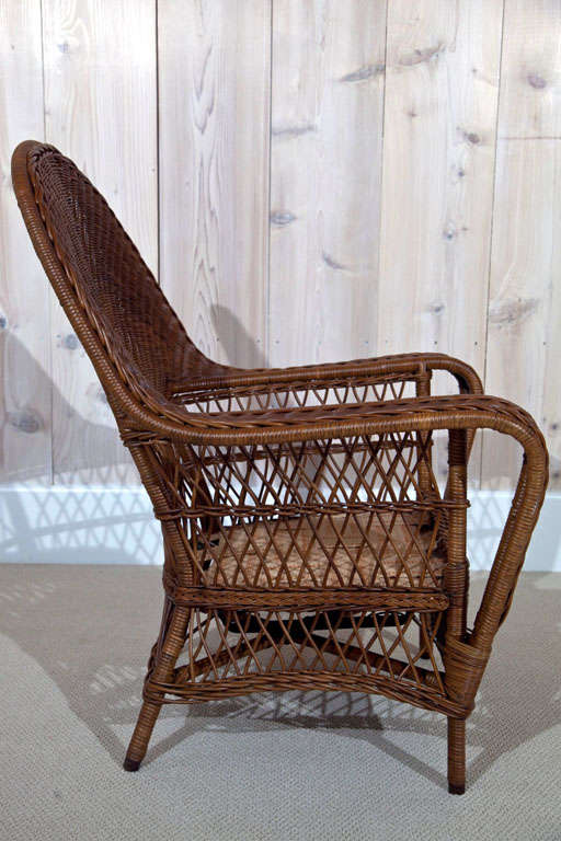 Antique Ficks Reed Wicker Set at 1stDibs | ficks reed wicker furniture