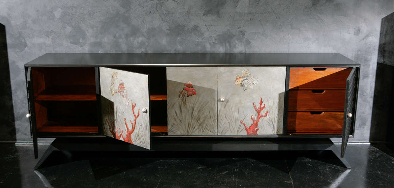 Unique Sideboard in the style of Jean Dunand at 1stDibs | unique sideboards