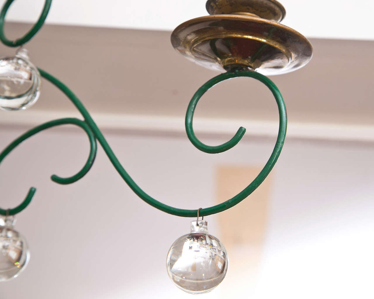Large and Unique Scrolled Wire Candle Sconce For Sale at 1stDibs