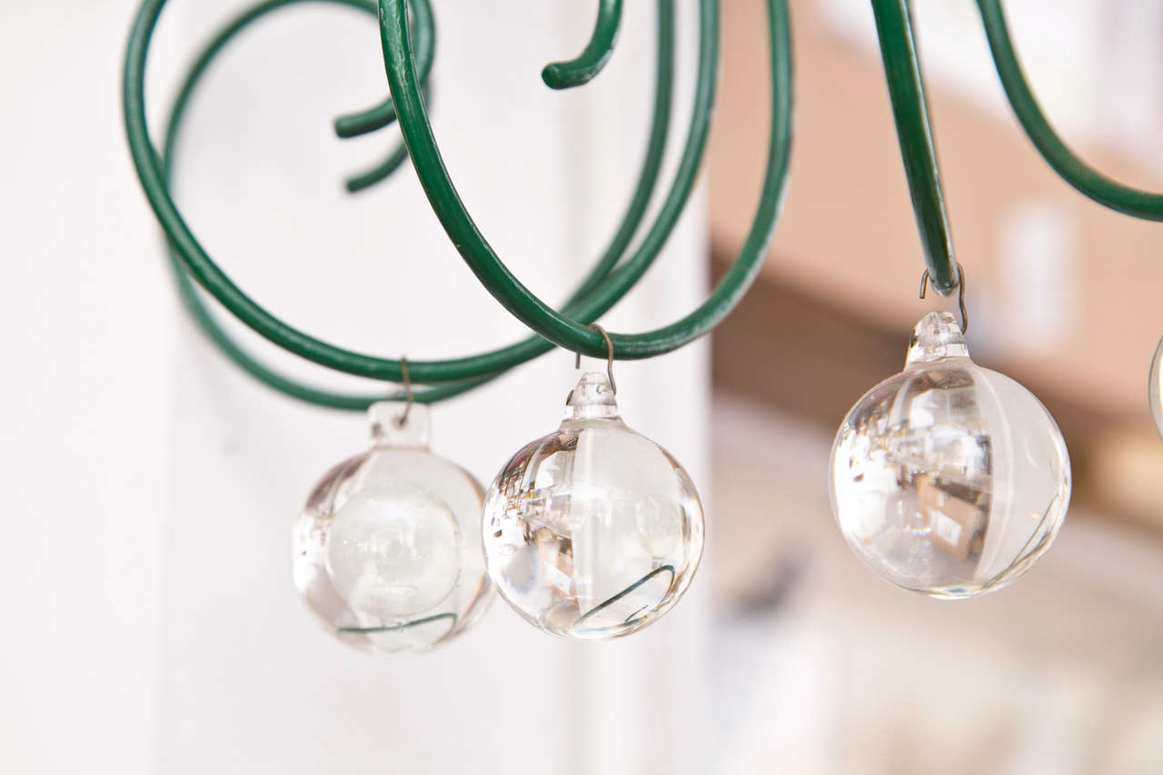 Large and Unique Scrolled Wire Candle Sconce For Sale at 1stDibs