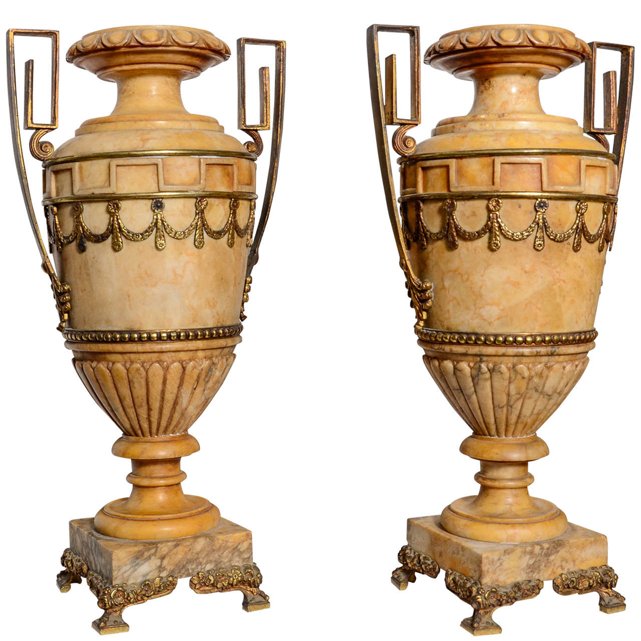 Albaster Vases at 1stDibs