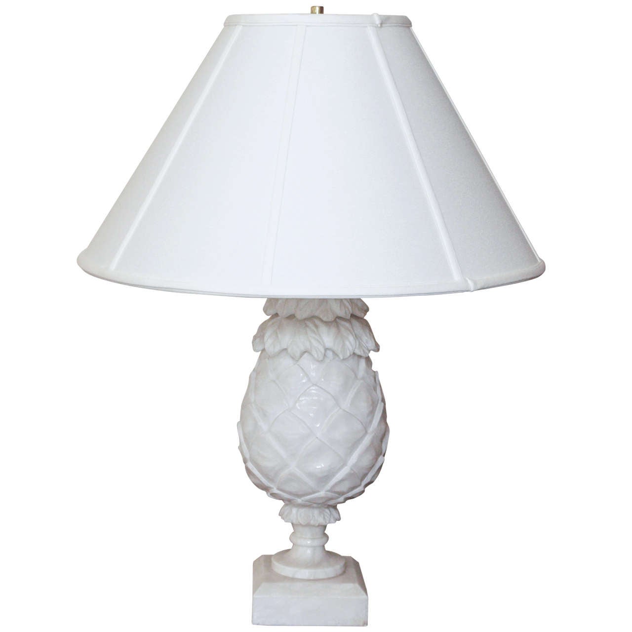 Alabaster Table Lamp at 1stDibs