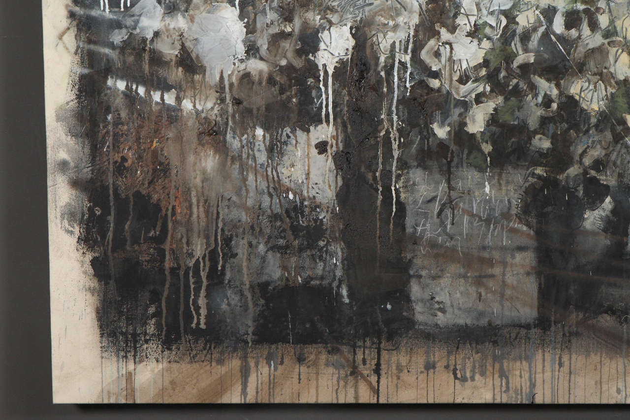 Gabriel Rivera Grit Painting For Sale at 1stDibs