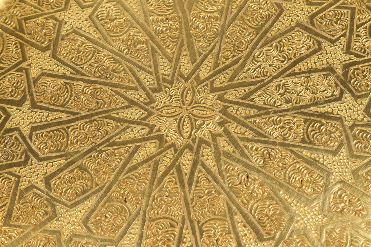 Moroccan Moorish Brass Tray Wall Hanging For Sale at 1stDibs | moroccan ...