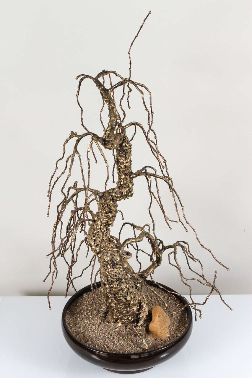 Tall Bronze Bonsai Tree Sculpture For Sale at 1stDibs | bronze tree ...