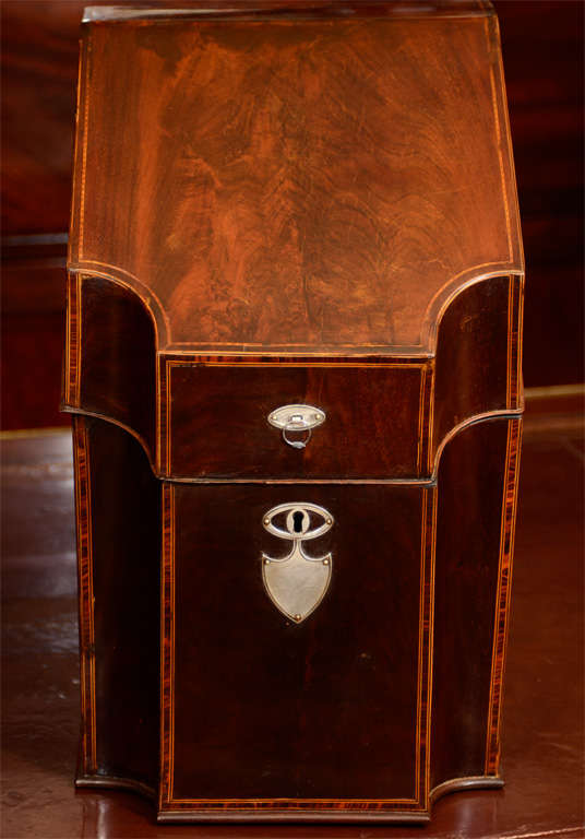 Pair of George III Bottle Boxes at 1stDibs