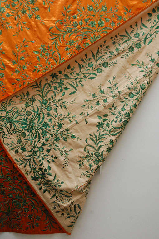 Antique Ottoman Empire silk textile hanging/ throw at 1stDibs | throw ...