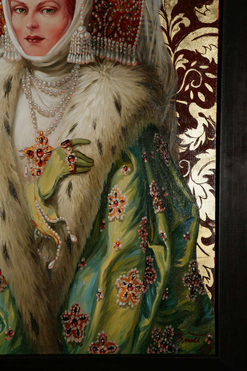 "La Tzarine" Oil on Canvas by Thierry Bruet at 1stDibs