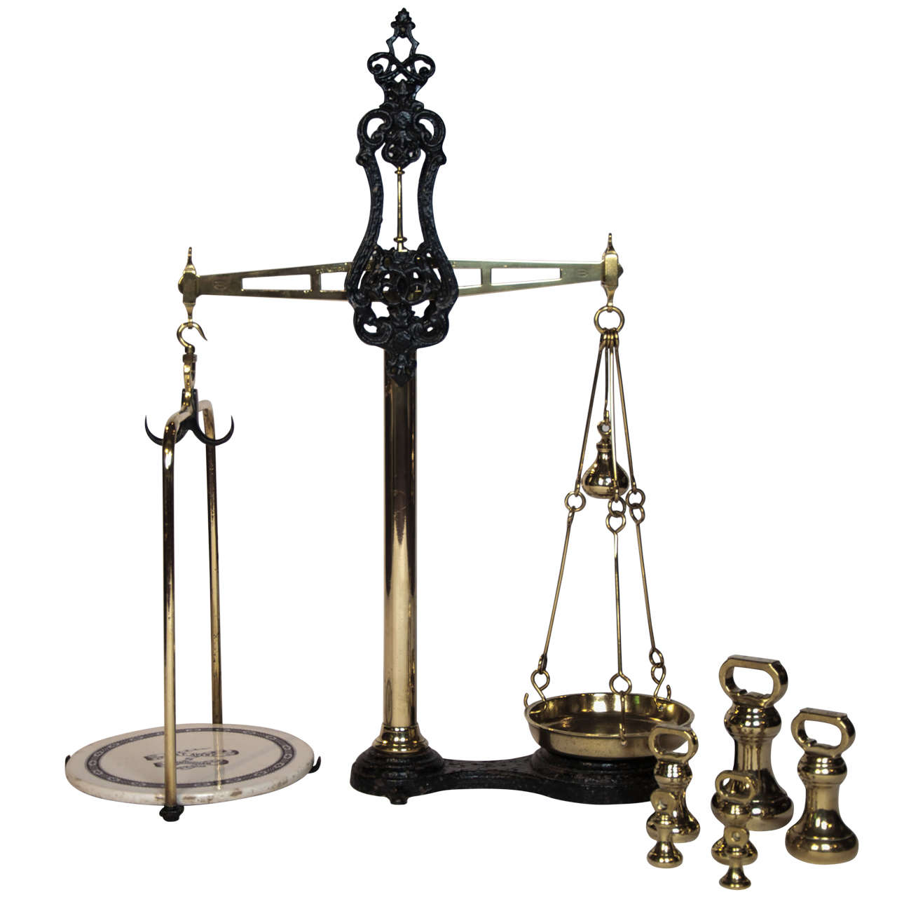 Set of Victorian Weighing Scales by W&T Avery of Birmingham at 1stDibs