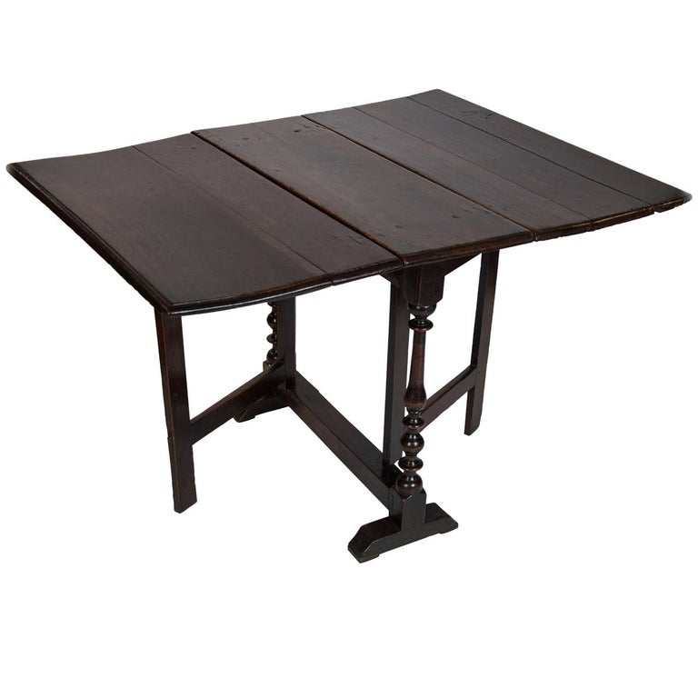 17th century Charles II Period Gateleg Table For Sale at 1stDibs
