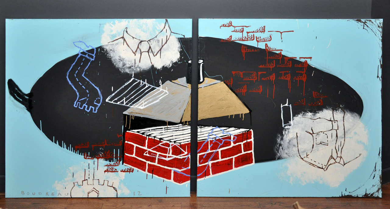 Painting byt Joe Boudreau at 1stDibs | joseph boudreau, boudreau painting
