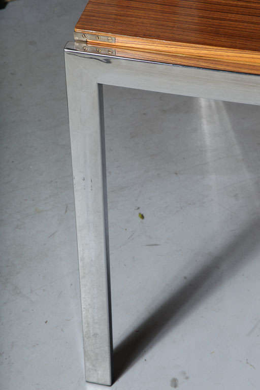 Pace Zebra Wood Dining Table at 1stDibs