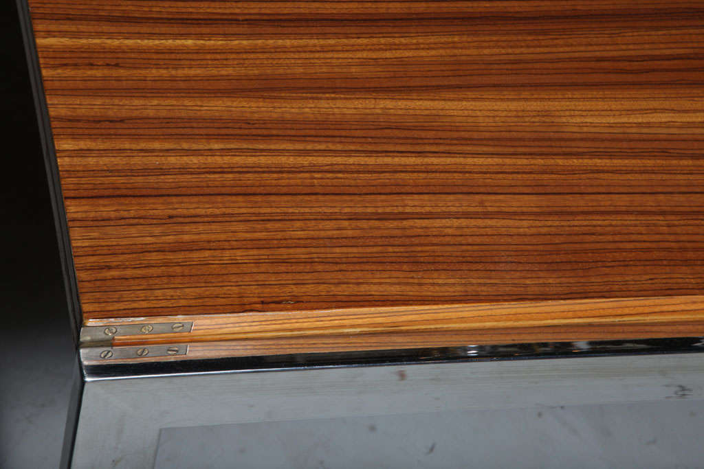 Pace Zebra Wood Dining Table at 1stDibs