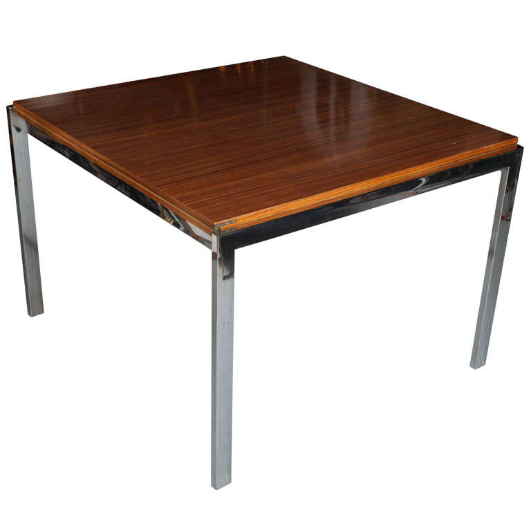 Pace Zebra Wood Dining Table at 1stDibs