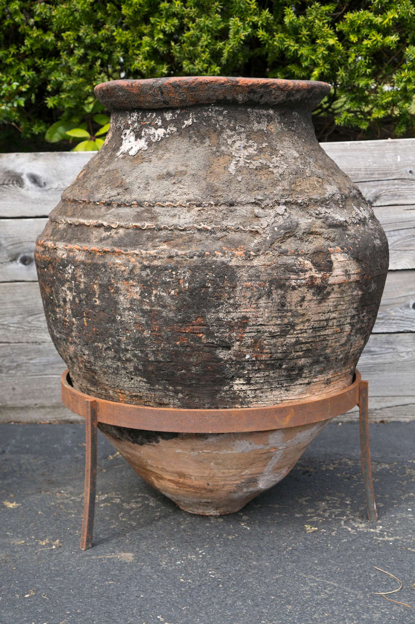 Pair of Large Greek Storage Jars at 1stDibs