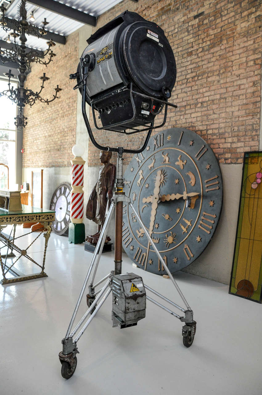 Movie Set Spot Light at 1stDibs | movie light, movie set lights, old ...