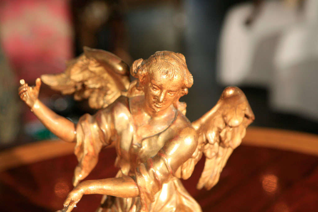 18th century Continental Rococo Giltwood Angel For Sale at 1stDibs ...