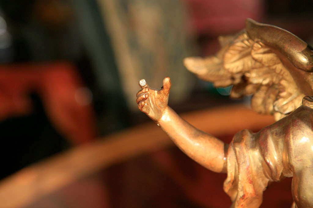 18th century Continental Rococo Giltwood Angel For Sale at 1stDibs ...