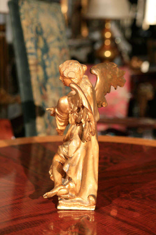 18th century Continental Rococo Giltwood Angel For Sale at 1stDibs ...