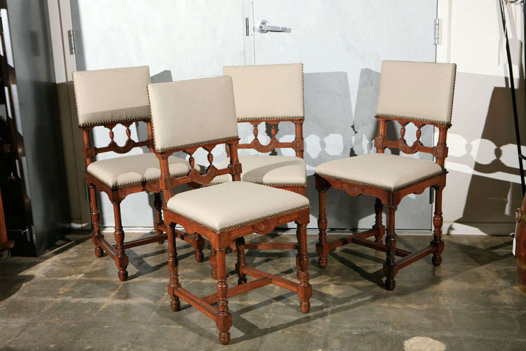 Set of 12 Dining Side Chairs For Sale at 1stDibs