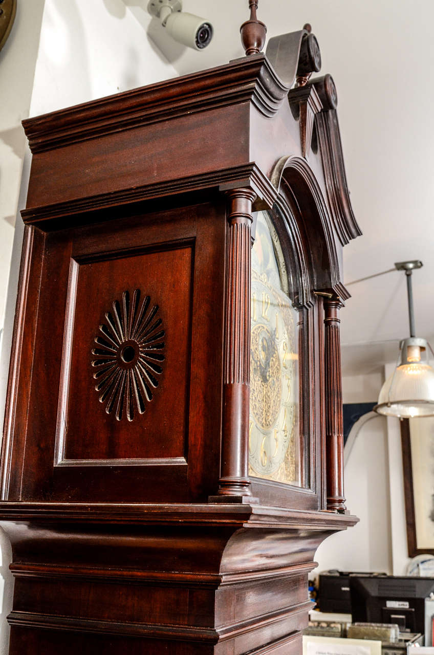 JJ Elliot Tiffany Grandfather clock at 1stDibs | jj elliott grandfather ...