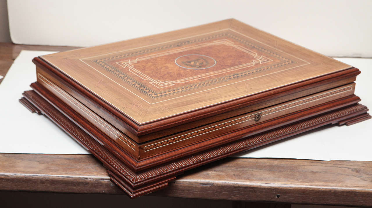 Circa 1940 Cuban Cigar Box Elaborate Inlay at 1stDibs | cuban wood ...