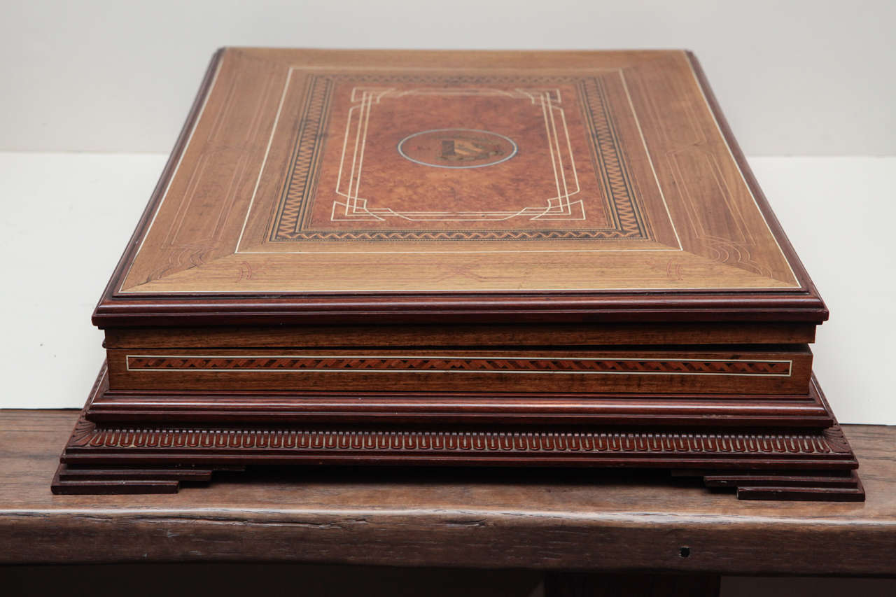 Circa 1940 Cuban Cigar Box Elaborate Inlay at 1stDibs | cuban wood ...