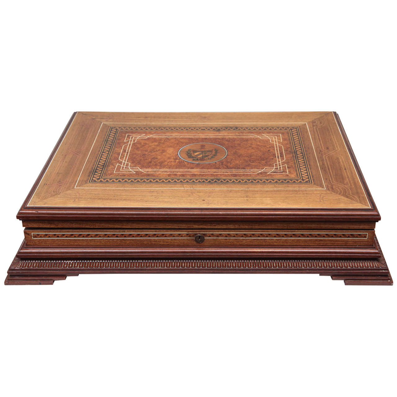 Circa 1940 Cuban Cigar Box Elaborate Inlay at 1stDibs | cuban wood ...
