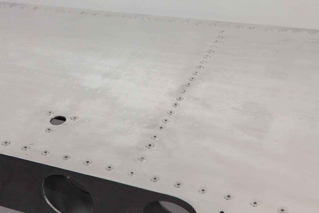 Aluminum Aviation Elements Bar Table For Sale at 1stDibs