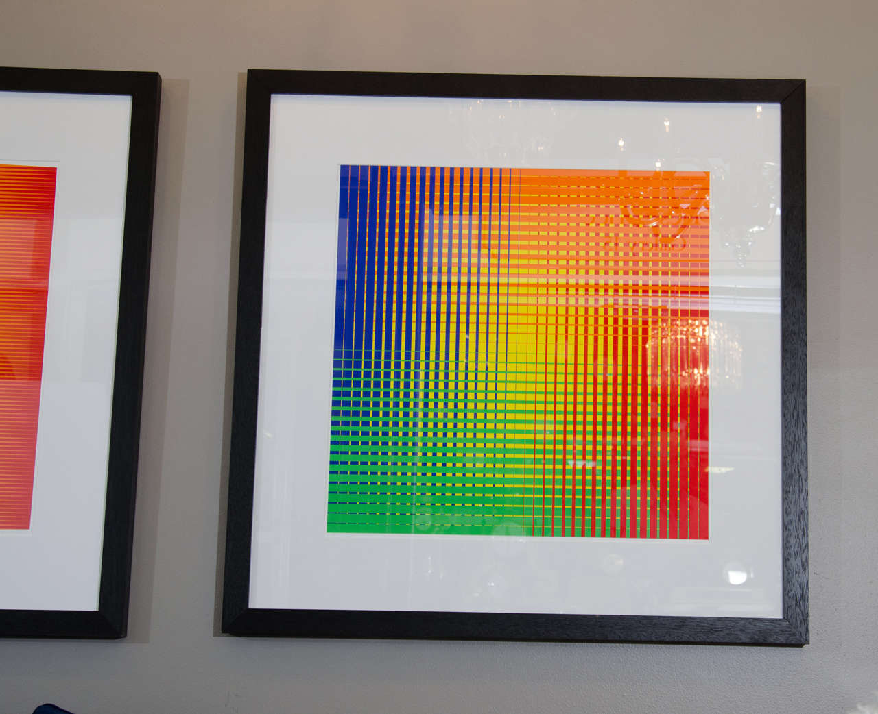 Mid Century Set of Three Op Art Silk Screen Prints by Getulio Alviani ...