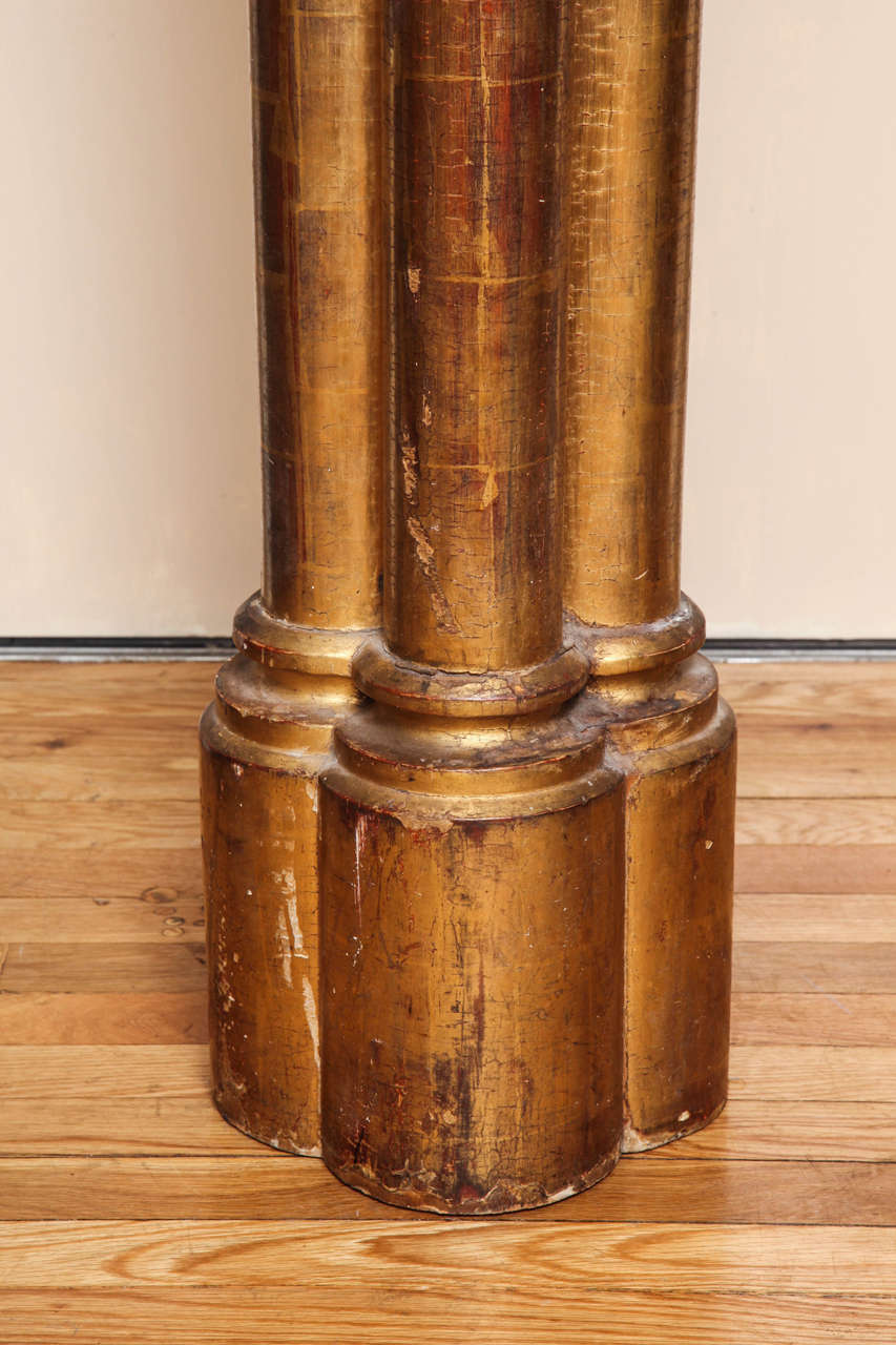 Neo-Gothic Cluster Column Pedestal at 1stDibs