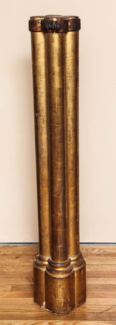 Neo-Gothic Cluster Column Pedestal at 1stDibs