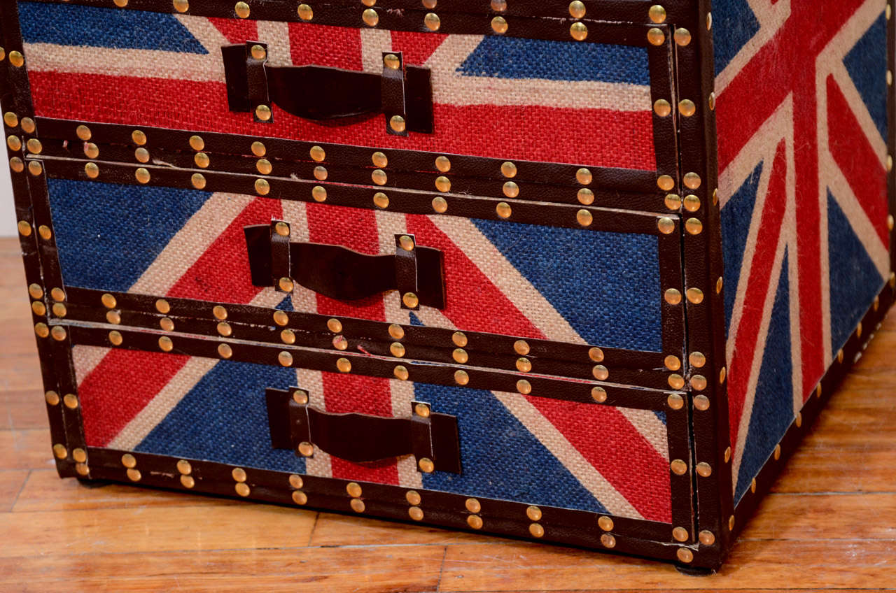 Mid Century Pair of Union Jack Trunk Form Chests at 1stDibs | union ...