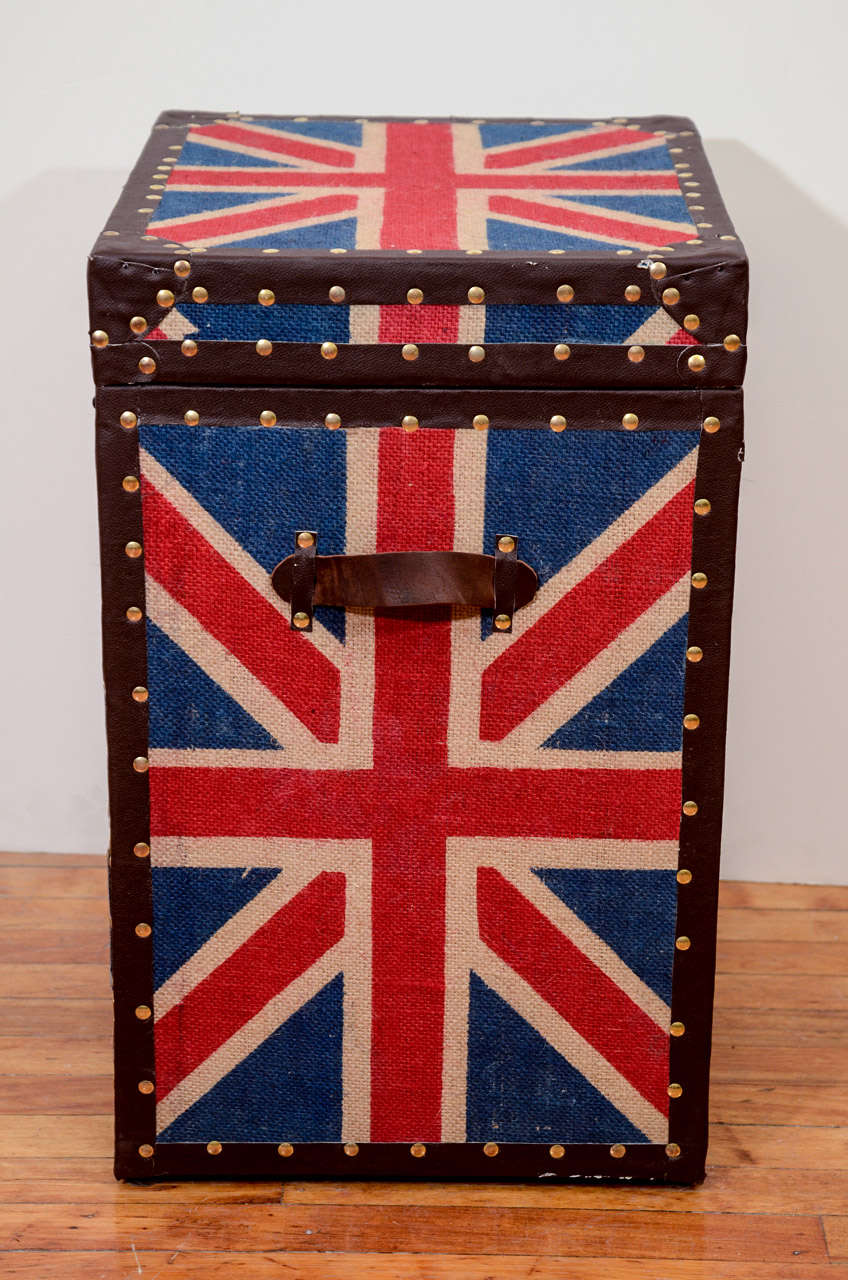 Mid Century Pair of Union Jack Trunk Form Chests at 1stDibs | union ...