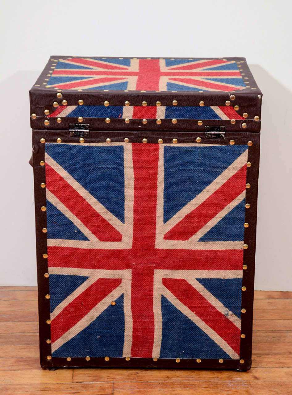 Mid Century Pair of Union Jack Trunk Form Chests at 1stDibs | union ...