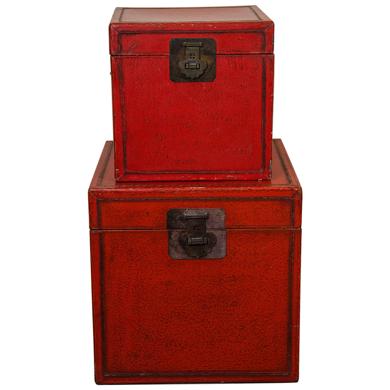 Antique Leather Boxes at 1stDibs