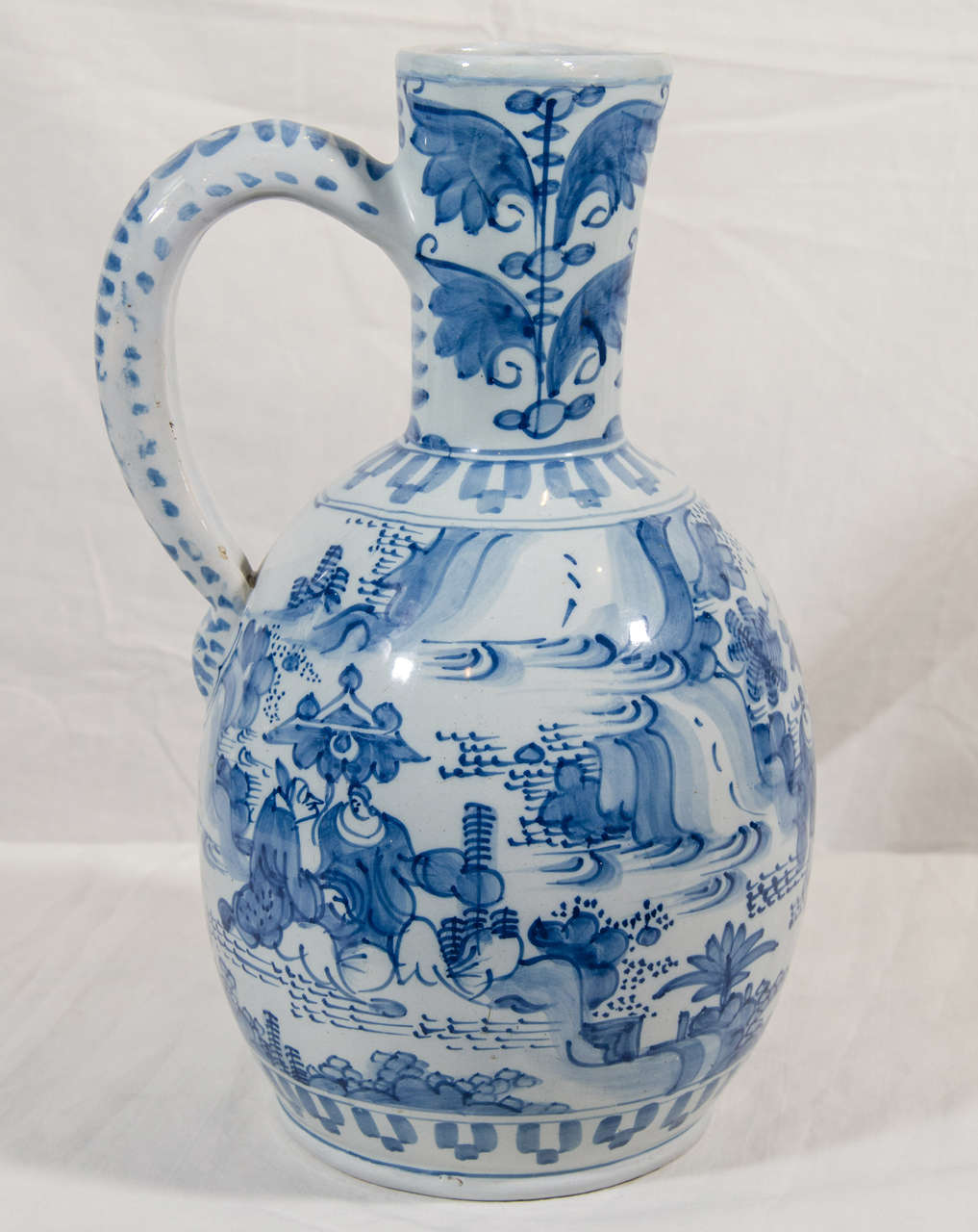 Antique Delft Blue and White Wine Jug at 1stDibs | delft jug, delft ...