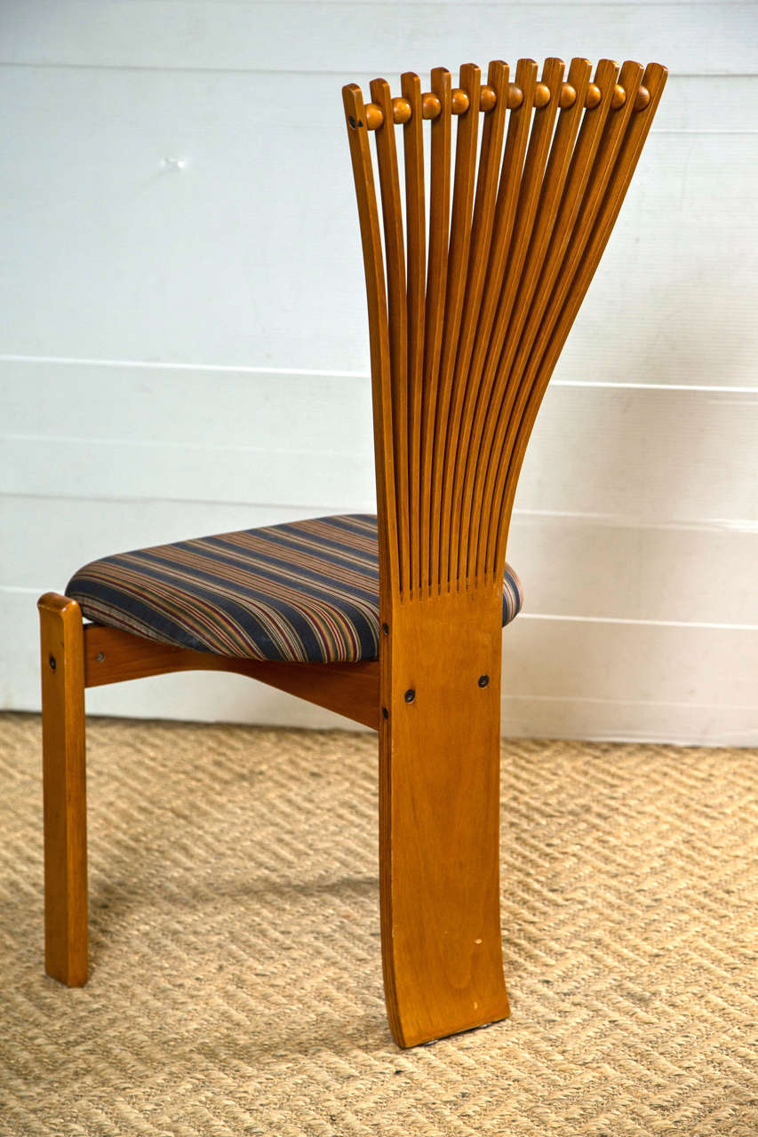 Set of Six Polycraft Fan Back Side Chairs at 1stDibs